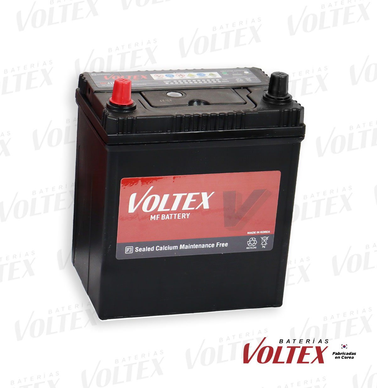 Batería Voltex Modelo 42B19R – Baterías Voltex Perú